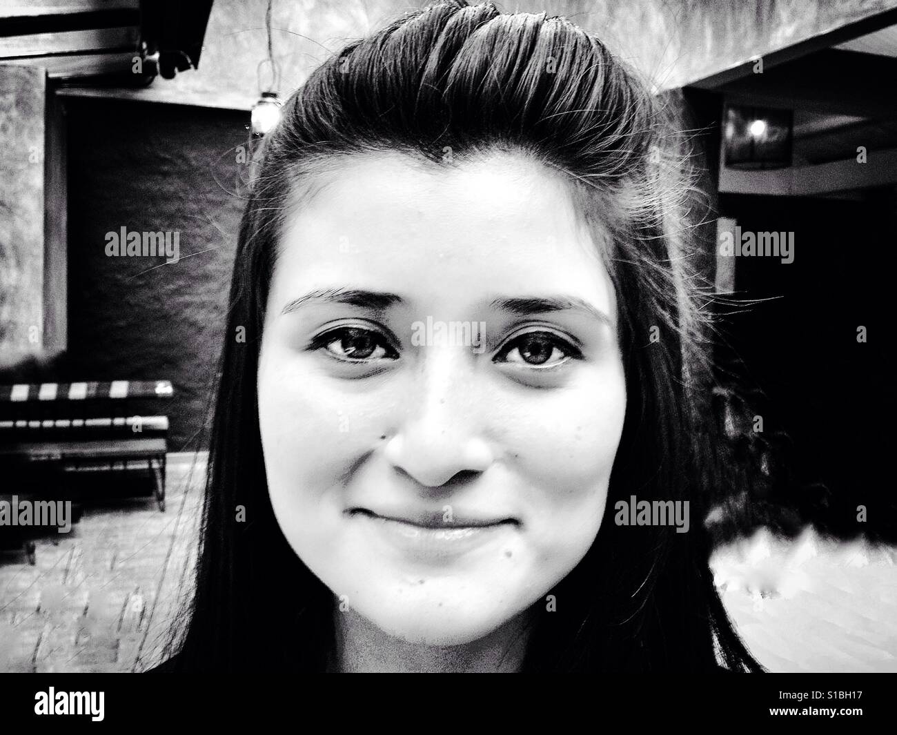 Black and white girl Stock Photo - Alamy