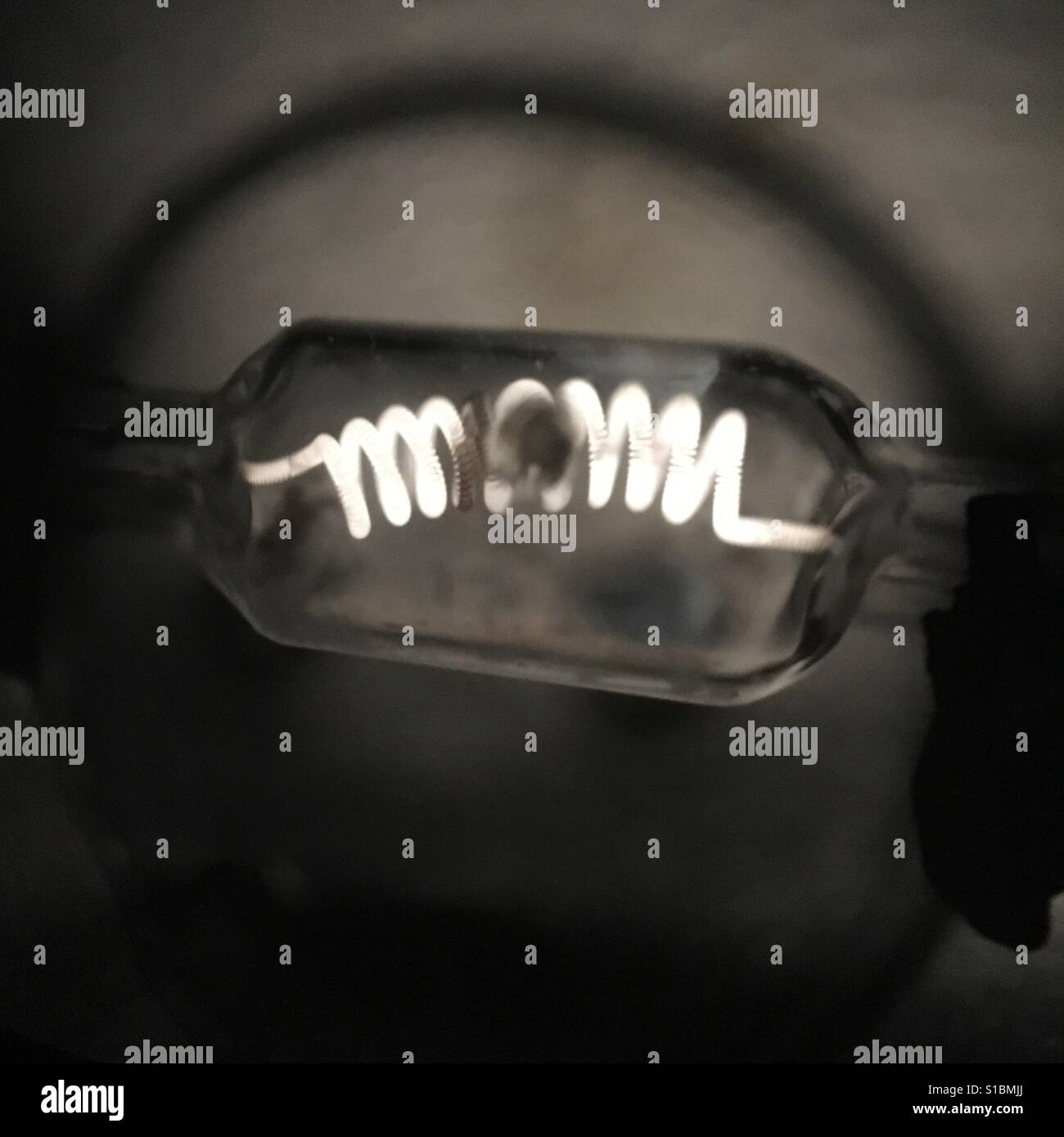 White hot bulb filament Stock Photo - Alamy