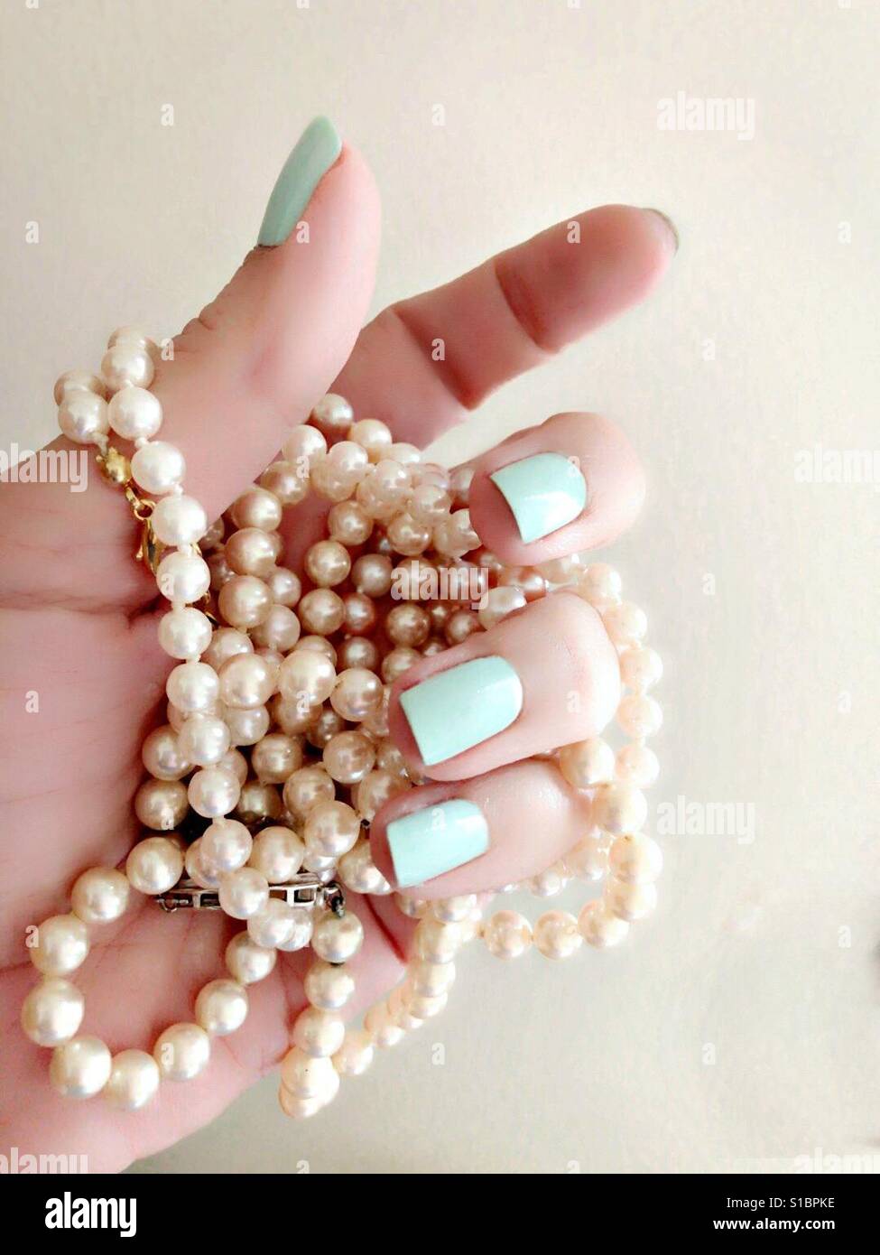 Strands of pearls hi-res stock photography and images - Alamy