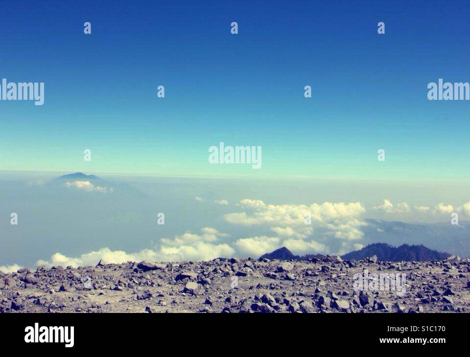 In the Top of Java Island Mountain View Stock Photo - Alamy