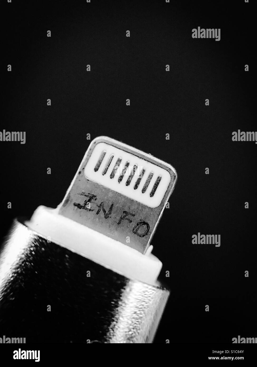 Cable tip Black and White Stock Photos & Images - Alamy