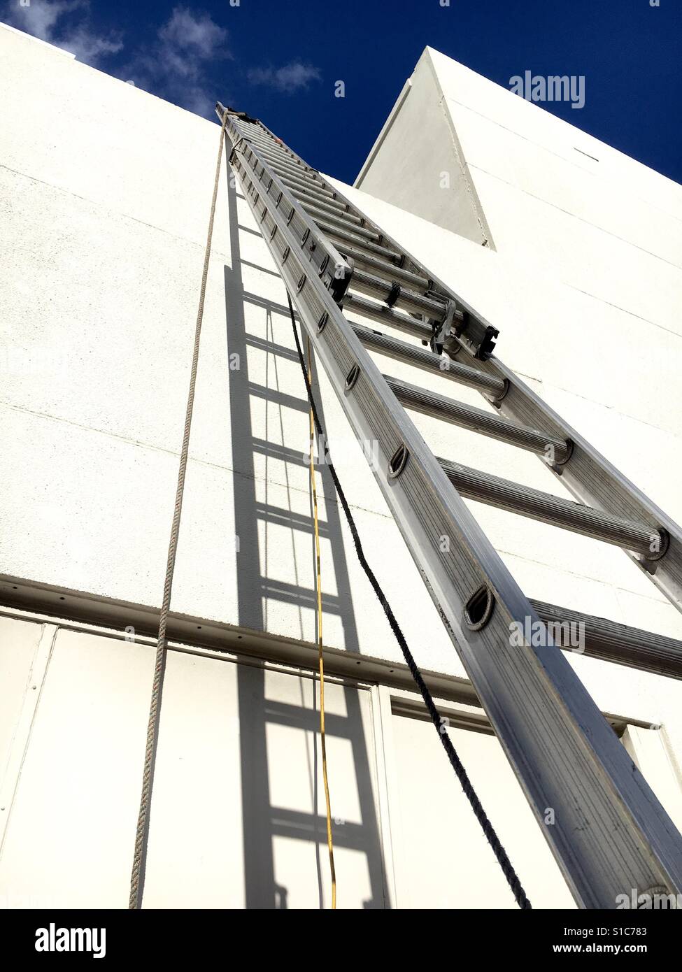 Ladder shadow hi-res stock photography and images - Alamy