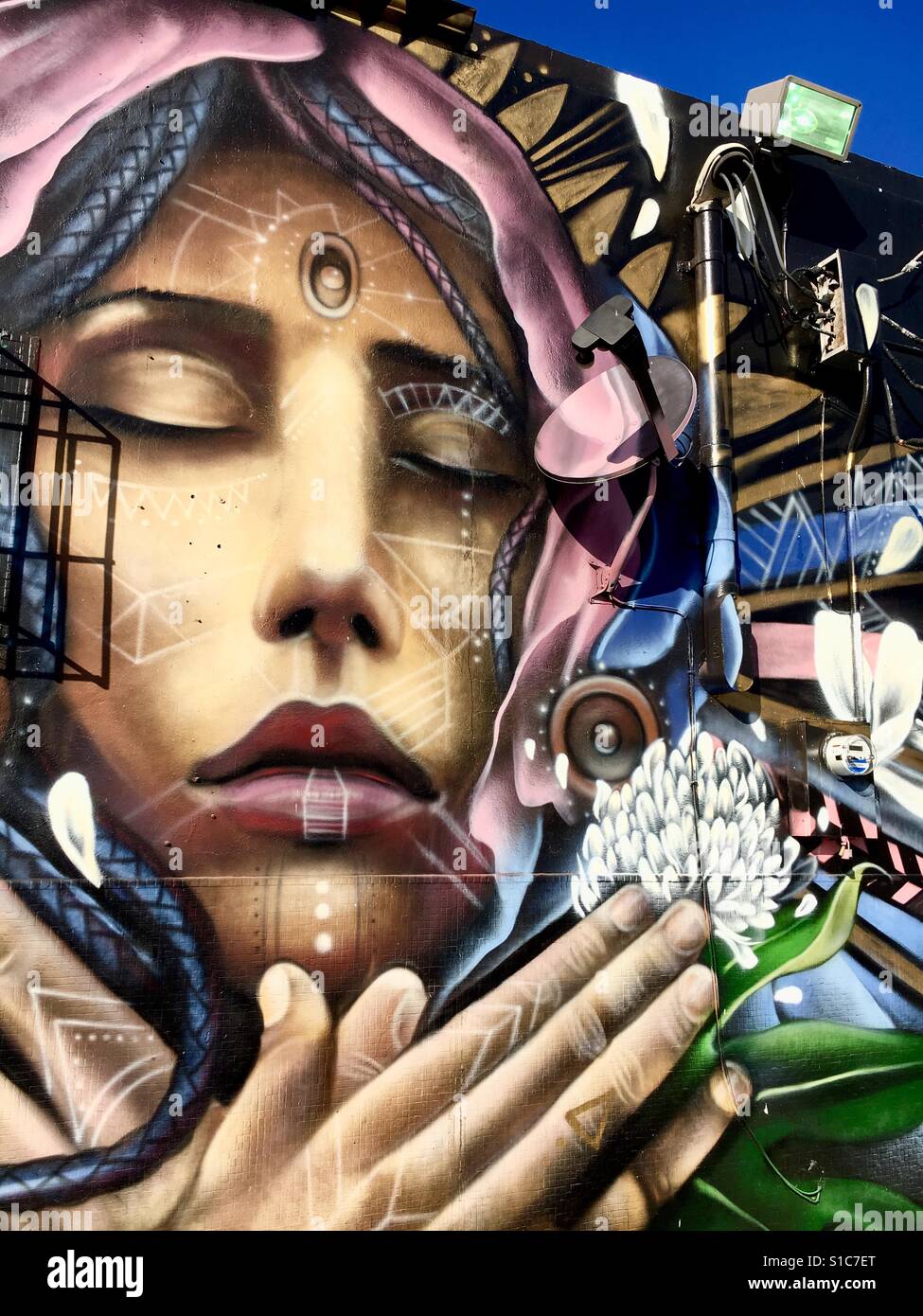 Third eye graffiti hi-res stock photography and images - Alamy
