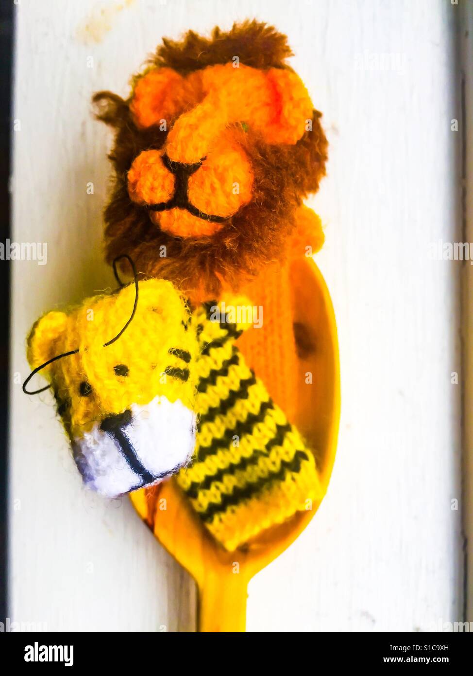 Two finger puppets Stock Photo - Alamy