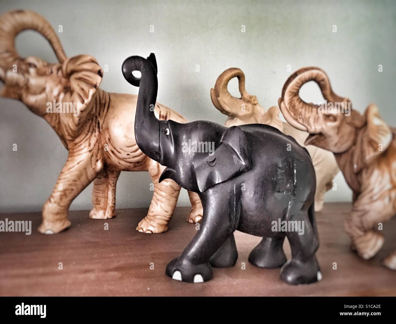 Plastic elephants hi-res stock photography and images - Alamy