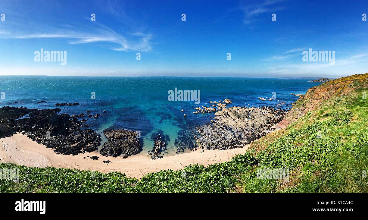 Devon coastal walk hi-res stock photography and images - Alamy