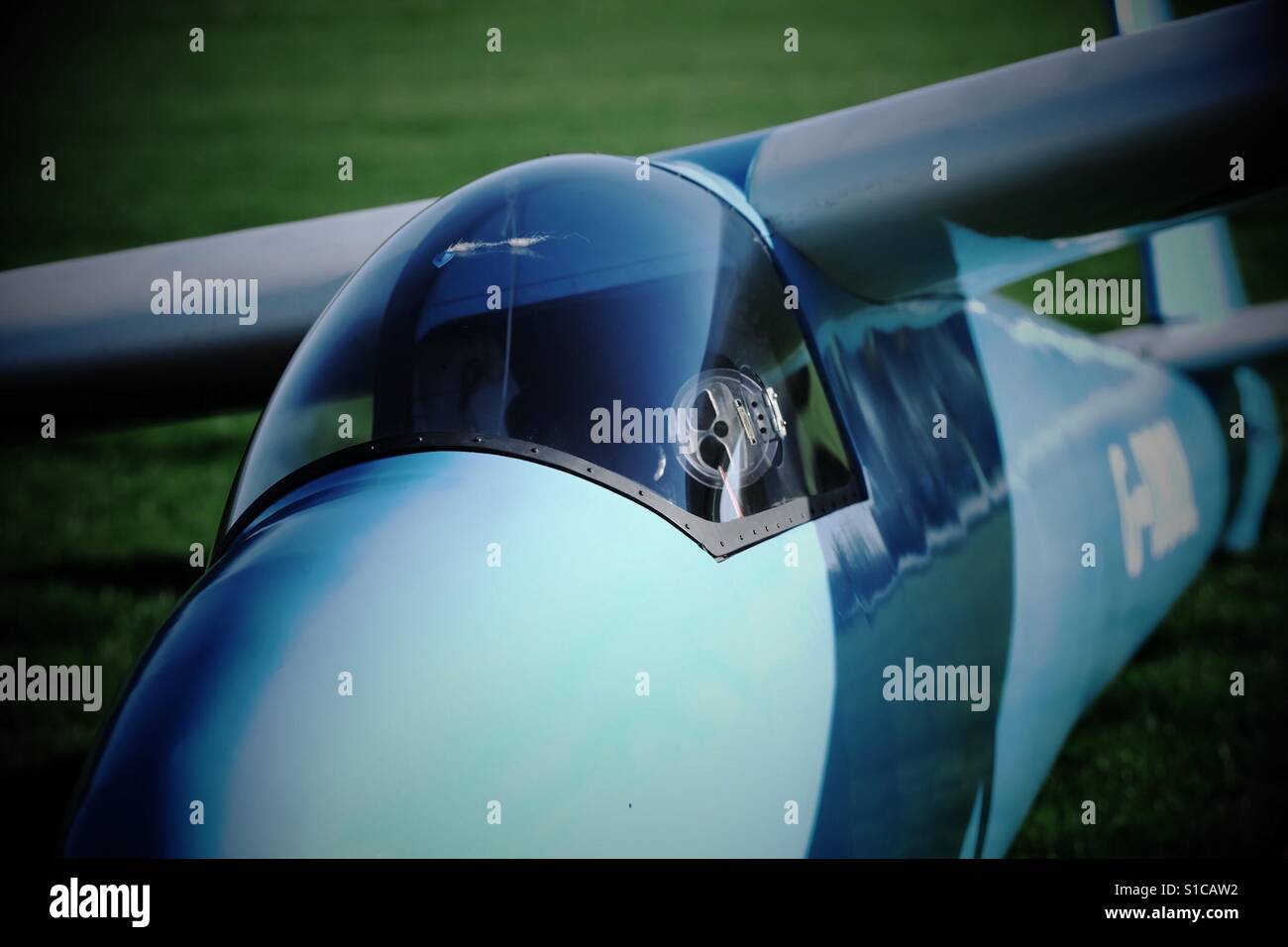 Vintage glider Schleicher KA6 Stock Photo - Alamy