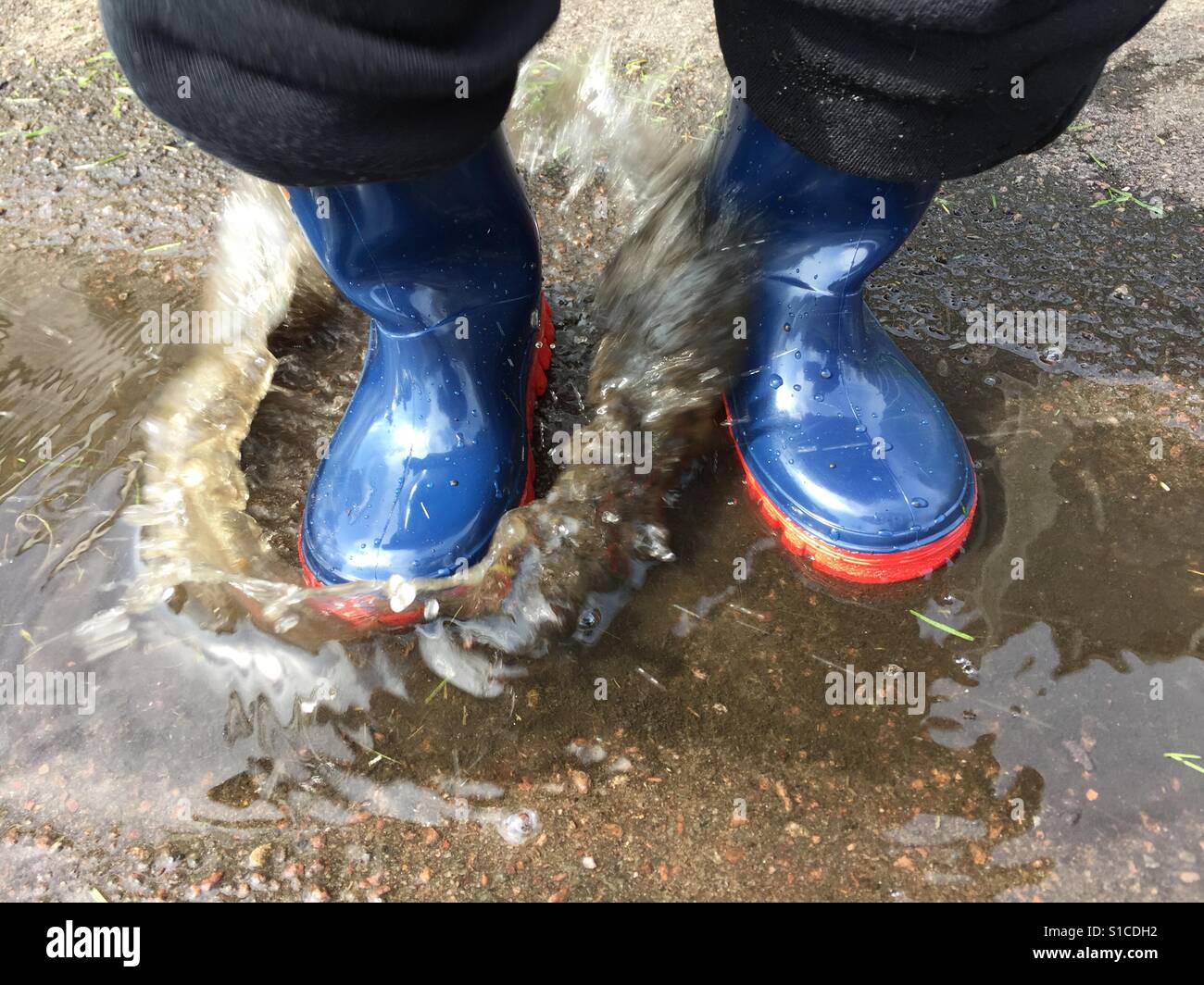 Welly splash hi-res stock photography and images - Alamy