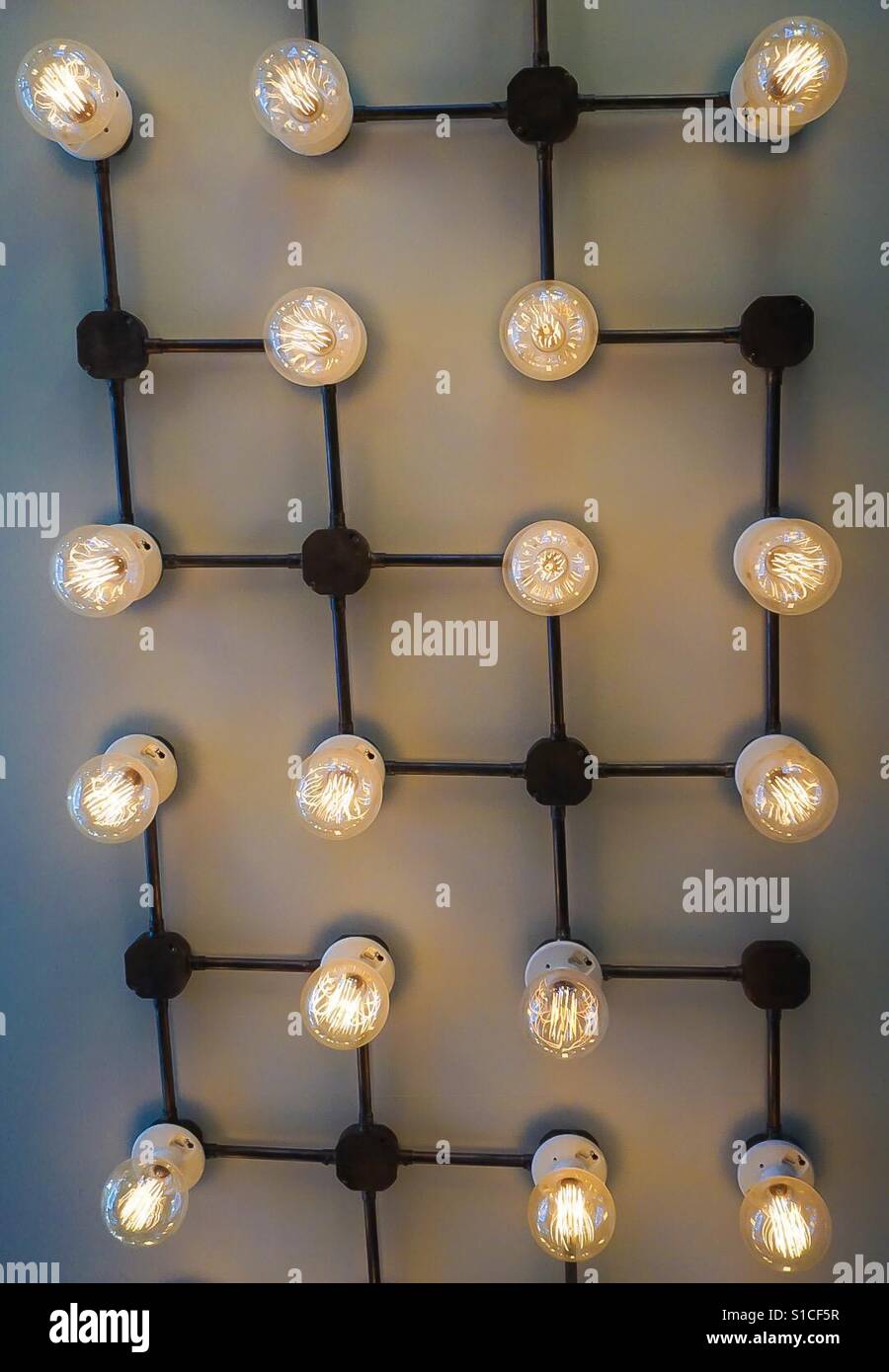 Geometric patterned Lights Stock Photo - Alamy