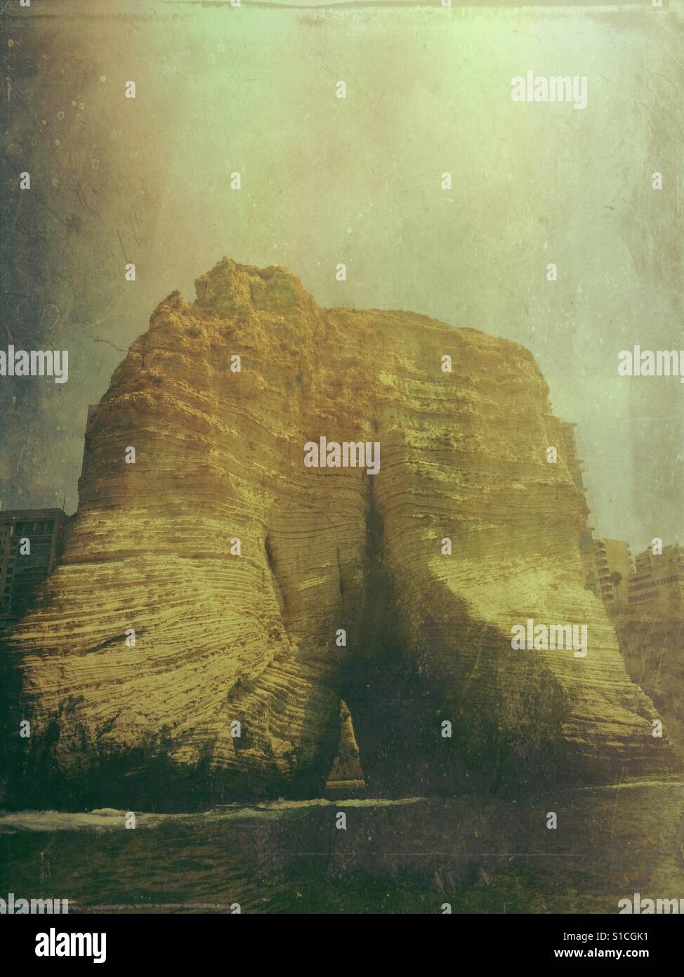 Raoucheh rock beirut lebanon Stock Photo - Alamy