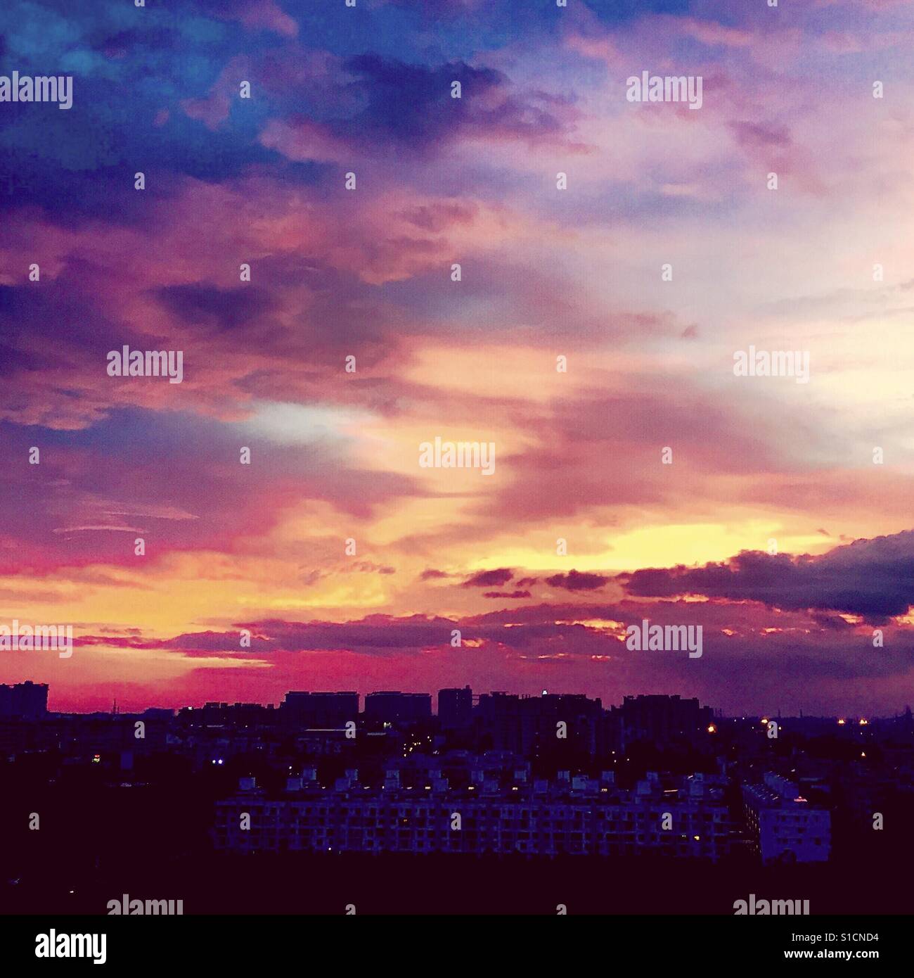 Bangalore skyline hi-res stock photography and images - Alamy