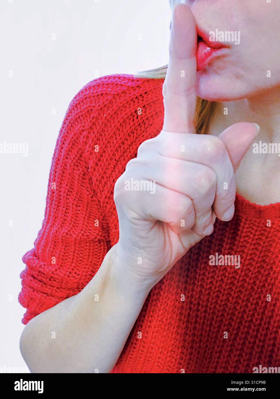 Shush up hi-res stock photography and images - Alamy