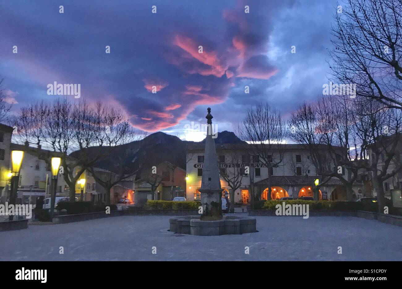 Castellane gorges du Verdon France Stock Photo - Alamy