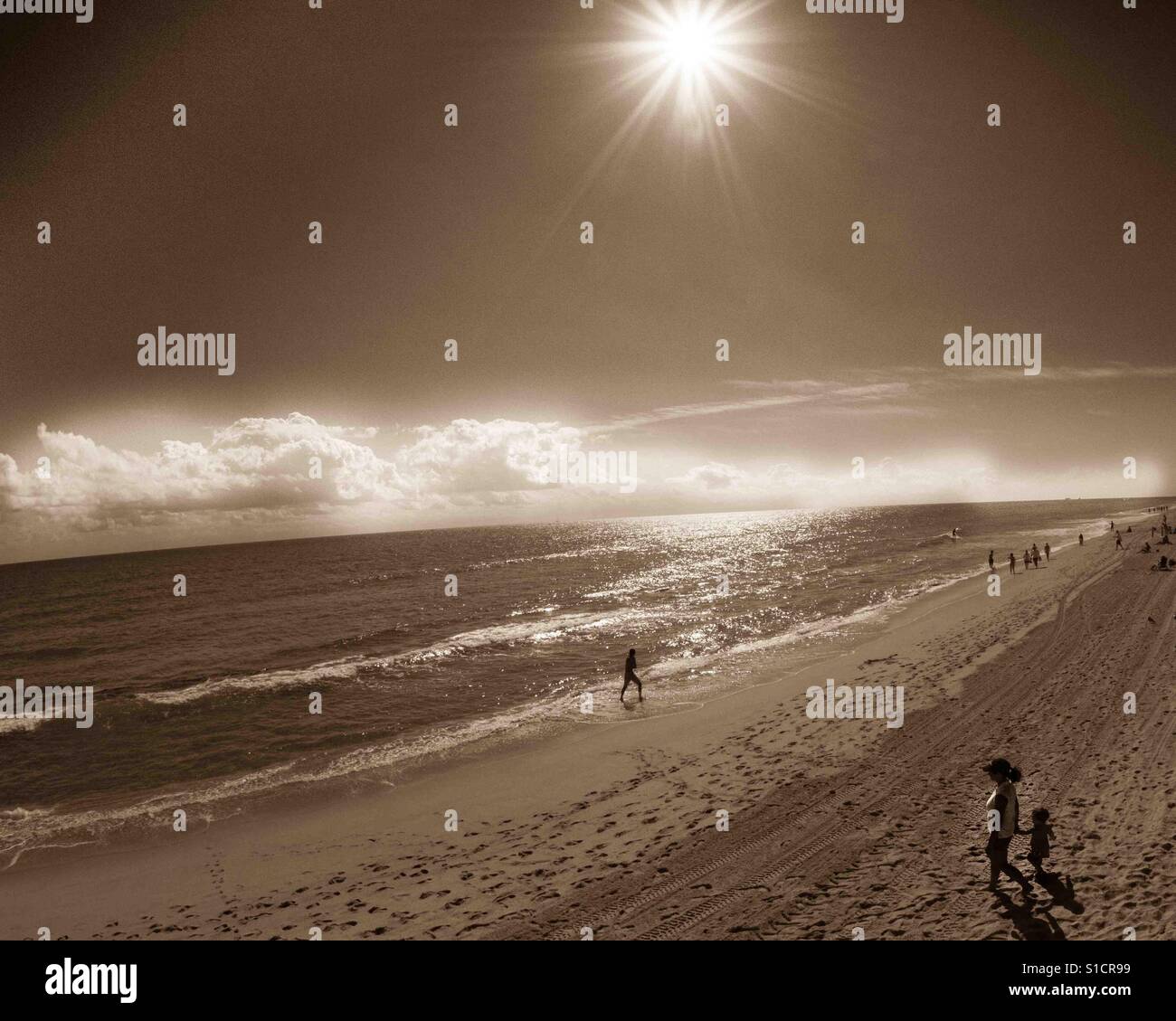 Ta the beach Stock Photo - Alamy