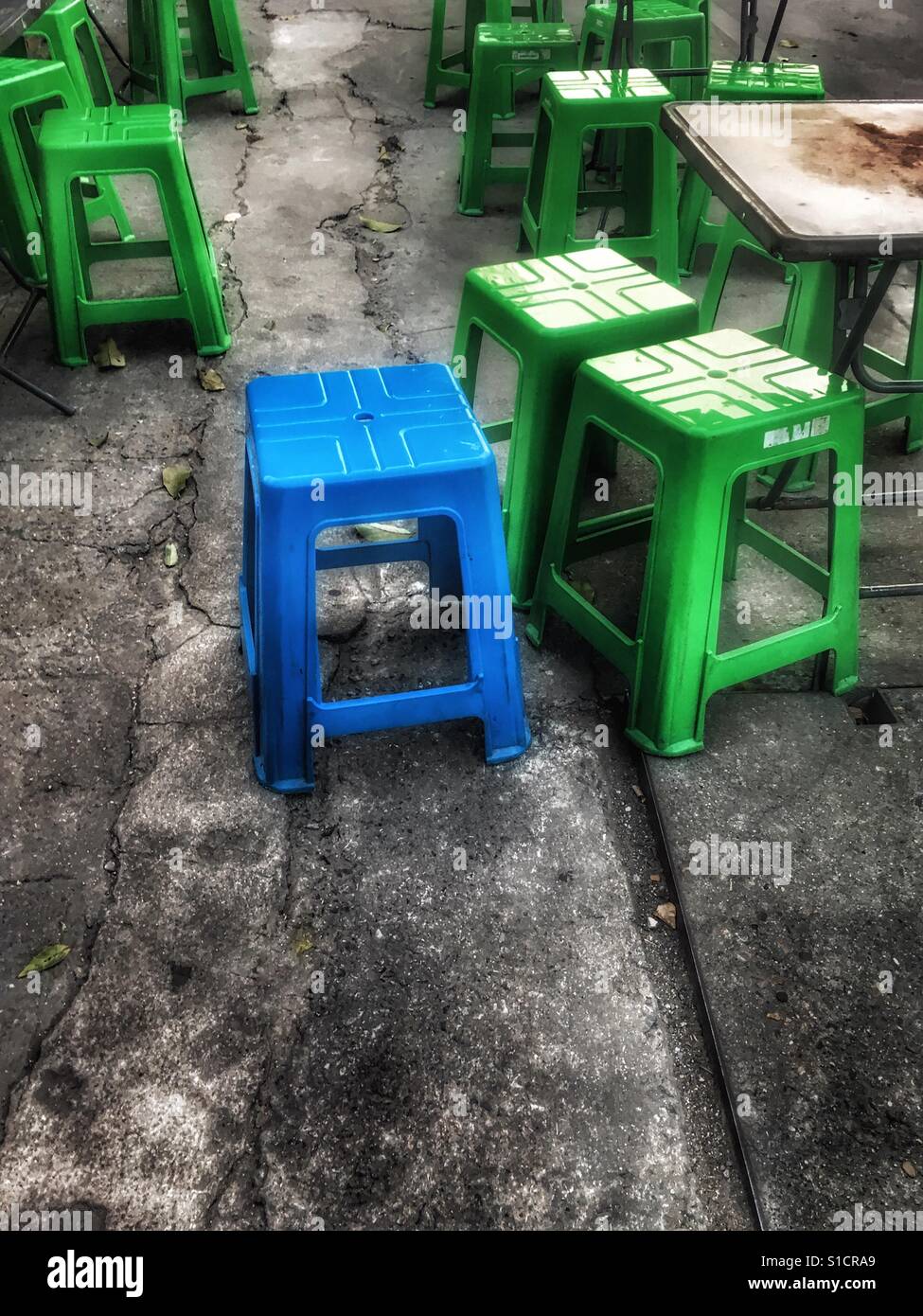 Plastic Stools High Resolution Stock Photography and Images - Alamy