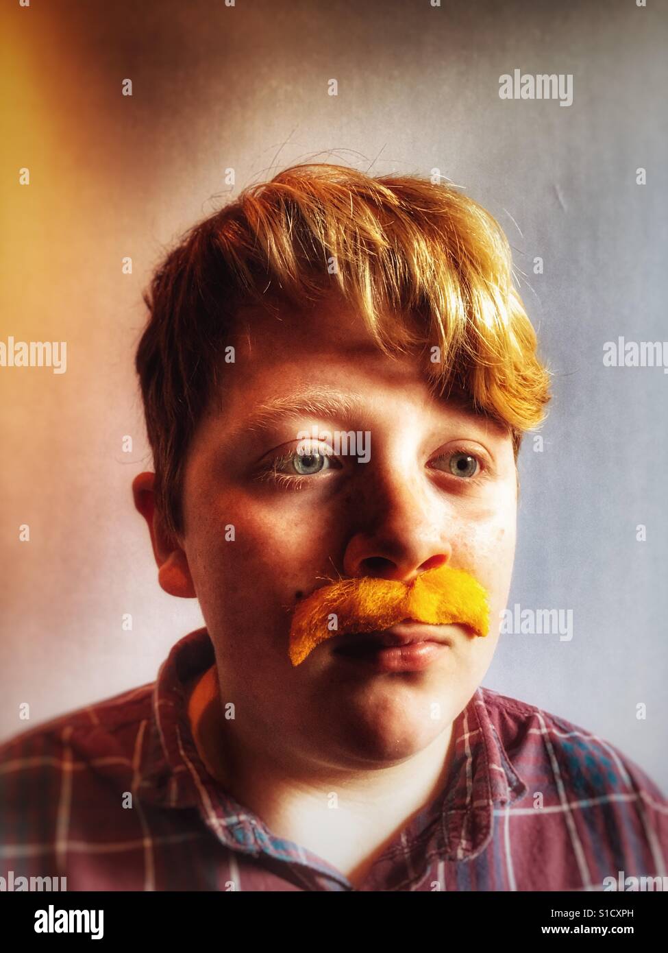 Ginger moustache hi-res stock photography and images - Alamy
