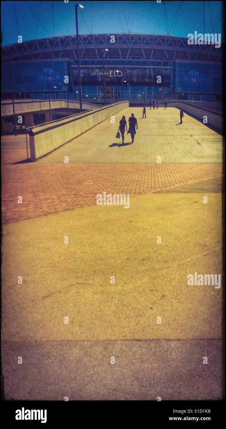 Wembley Stadium walkway Stock Photo - Alamy