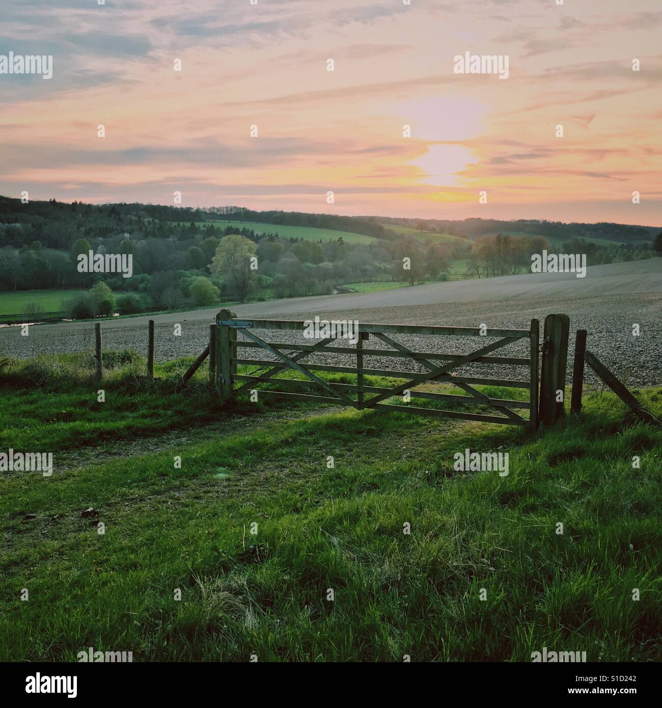 The chilterns sunset hi-res stock photography and images - Alamy