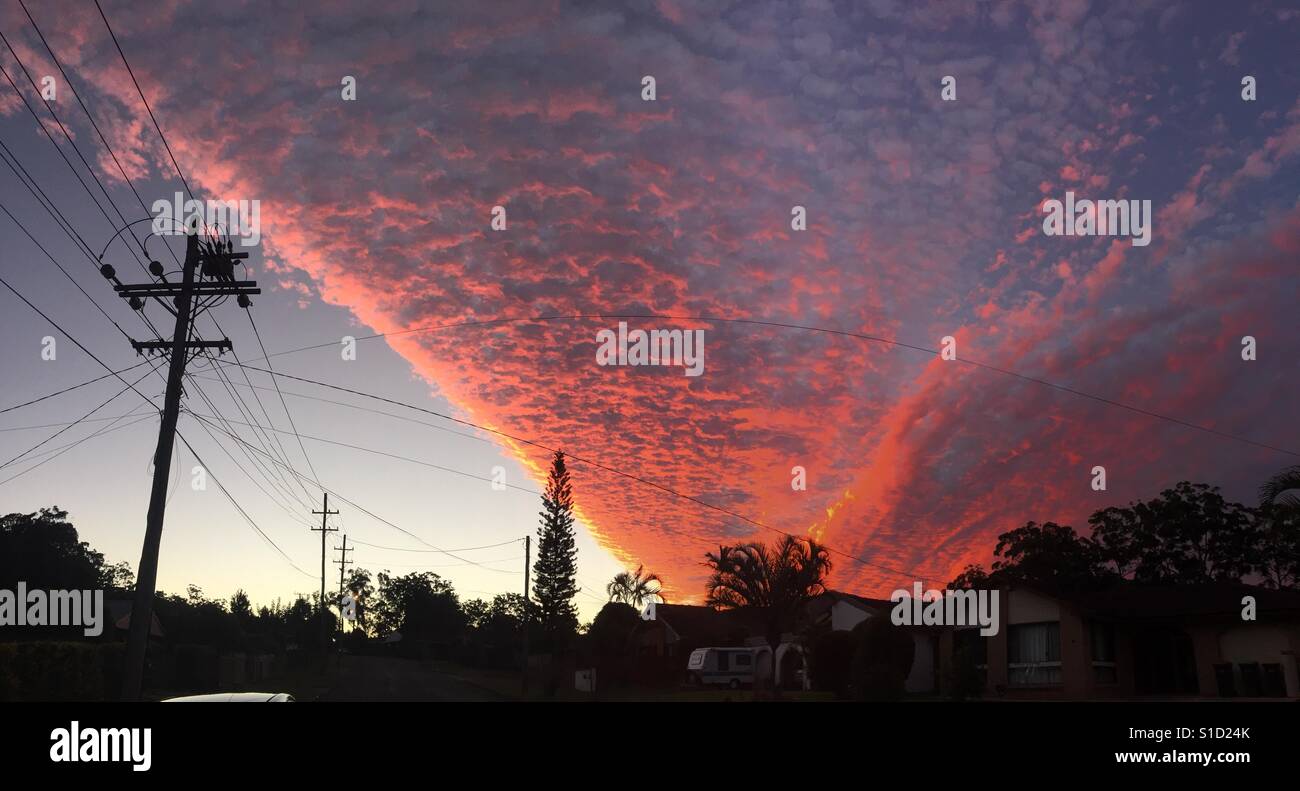 Coffs Harbour sunset Stock Photo - Alamy