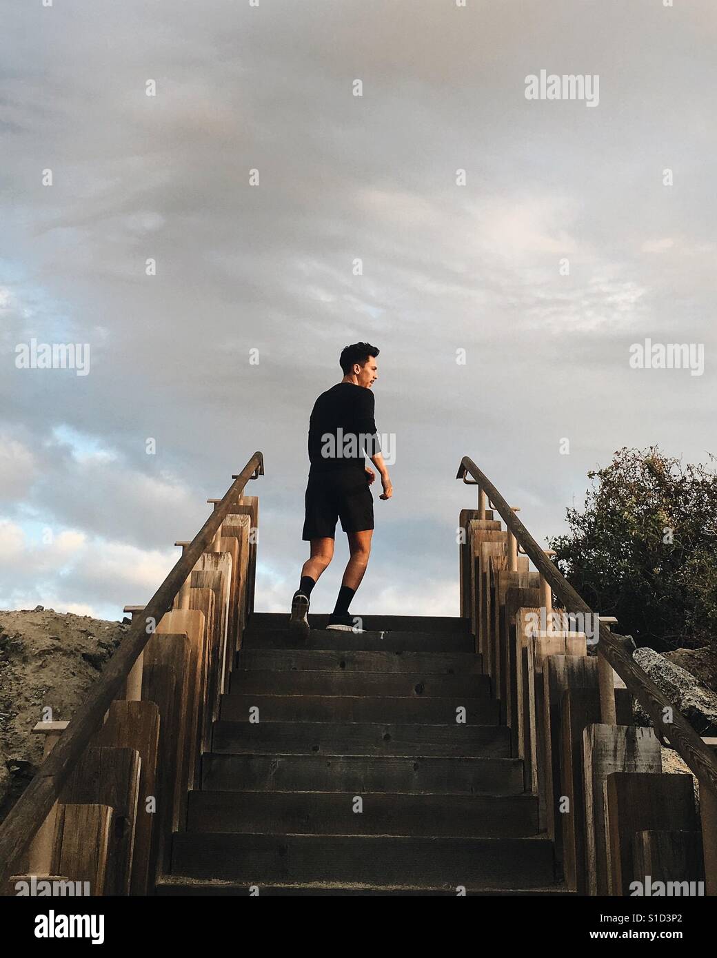 Stair climb hi-res stock photography and images - Alamy