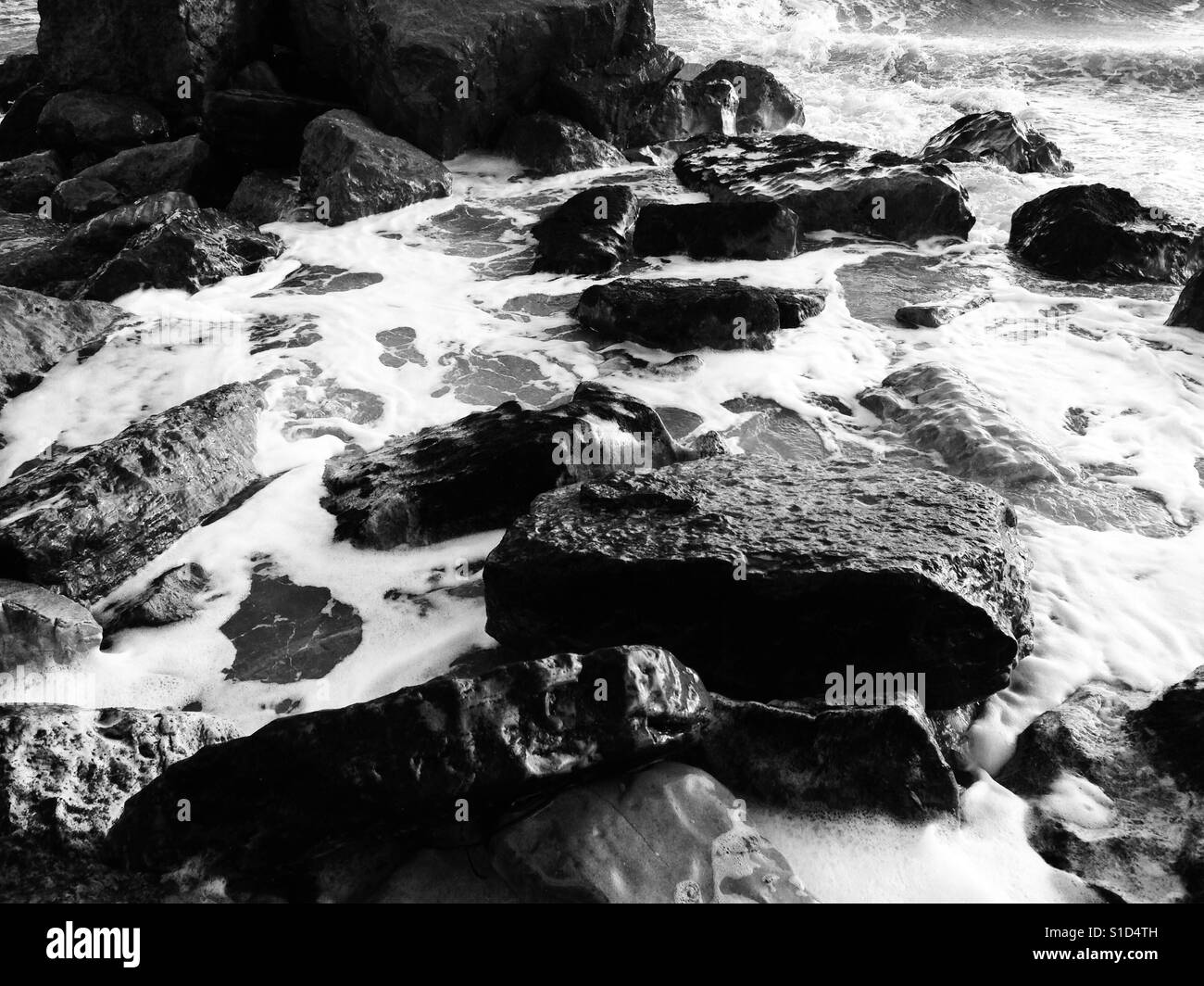 Pool ocean Black and White Stock Photos & Images - Alamy