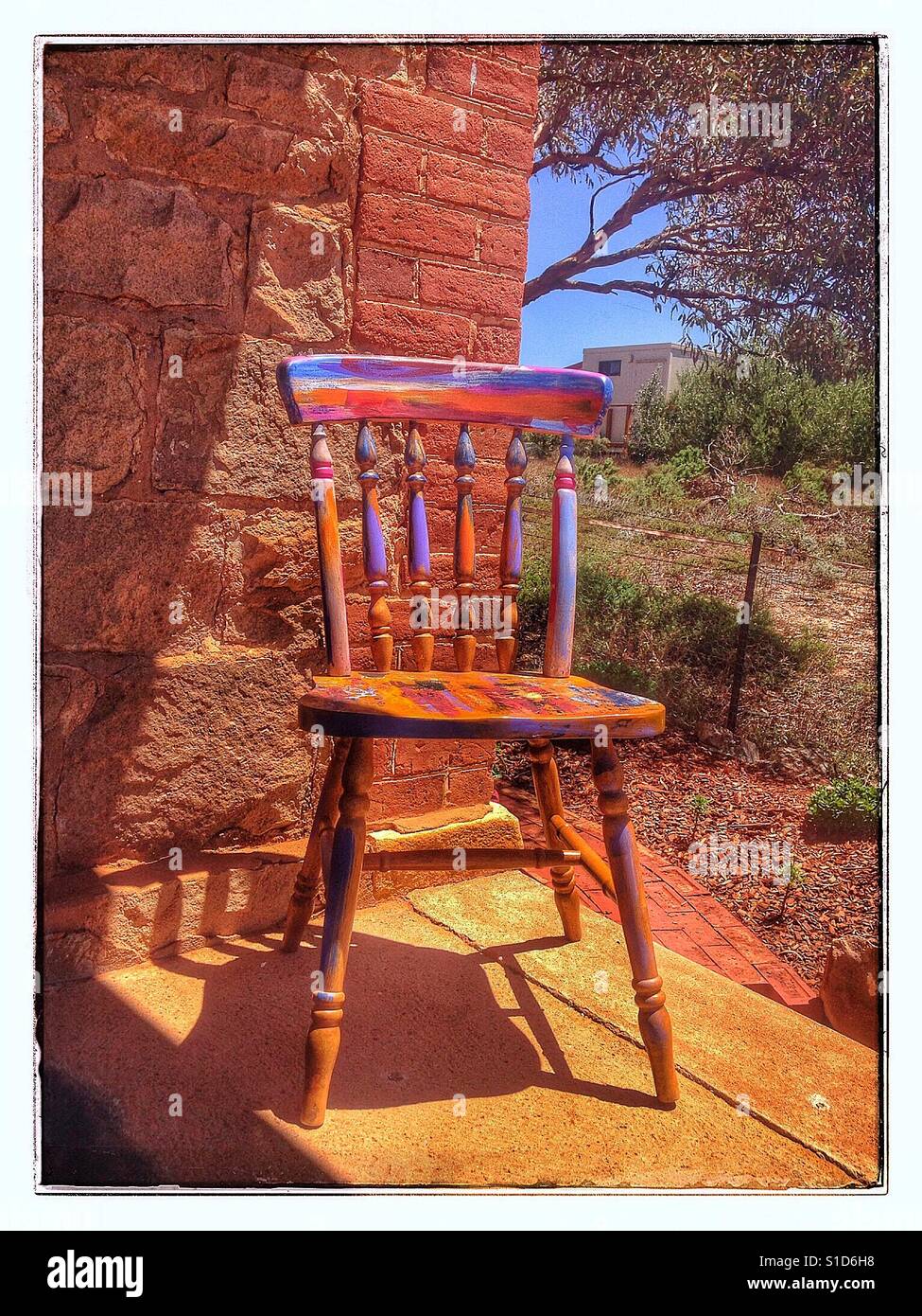 Chair of colour Stock Photo - Alamy