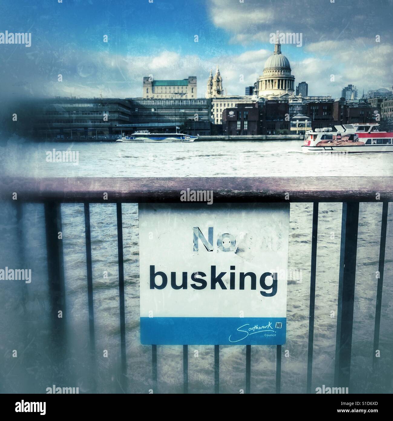 No Busking Sign High Resolution Stock Photography and Images - Alamy