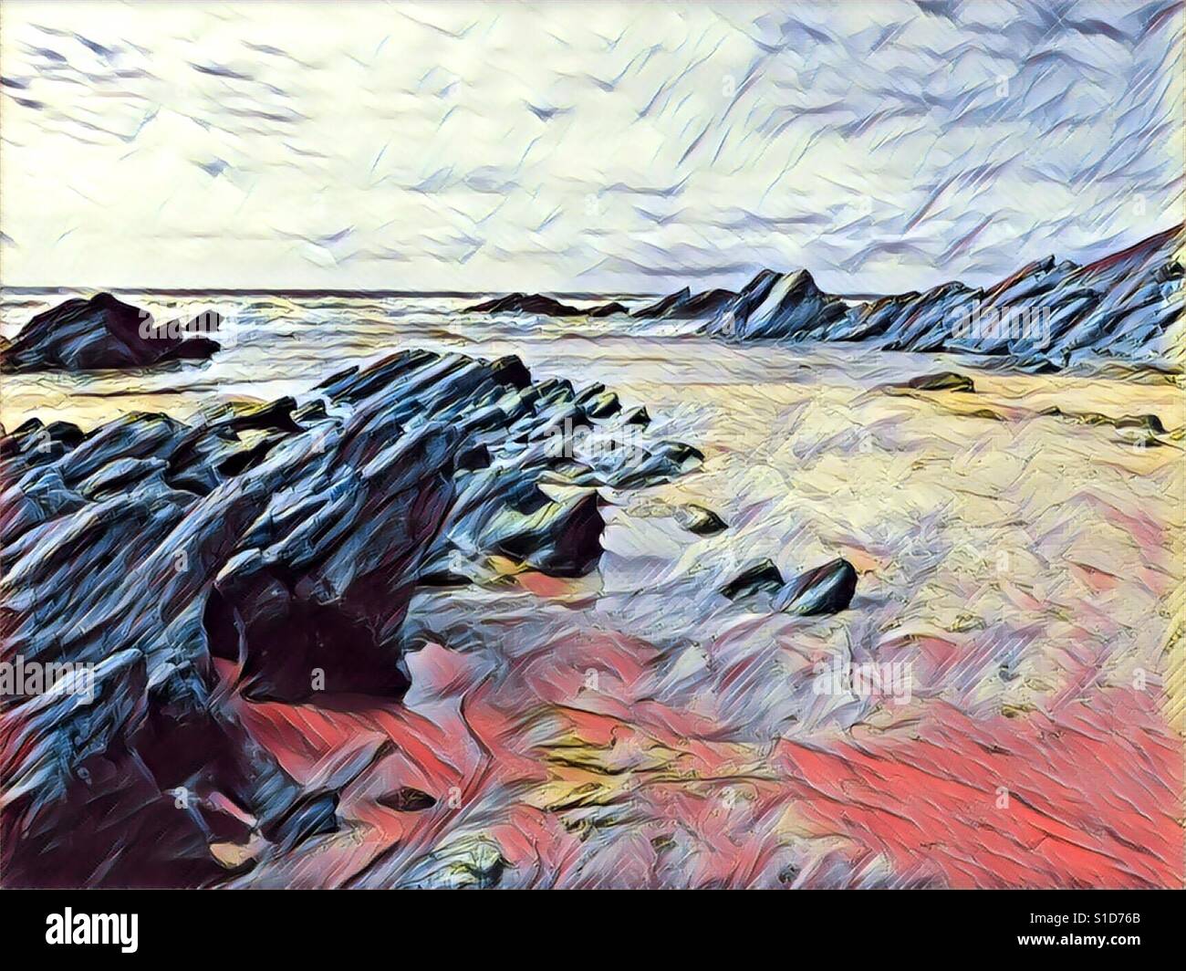 Fiscal beach, Newquay Stock Photo - Alamy