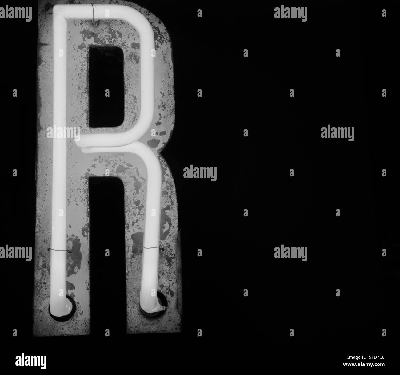 Neon letters hi-res stock photography and images - Alamy