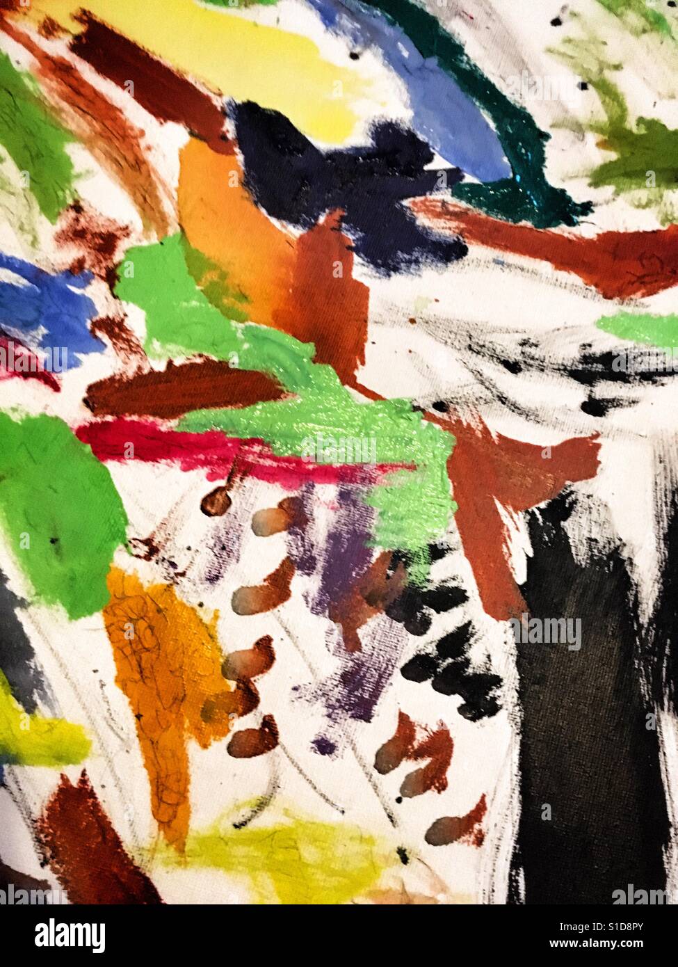 Child abstract painting hi-res stock photography and images - Alamy