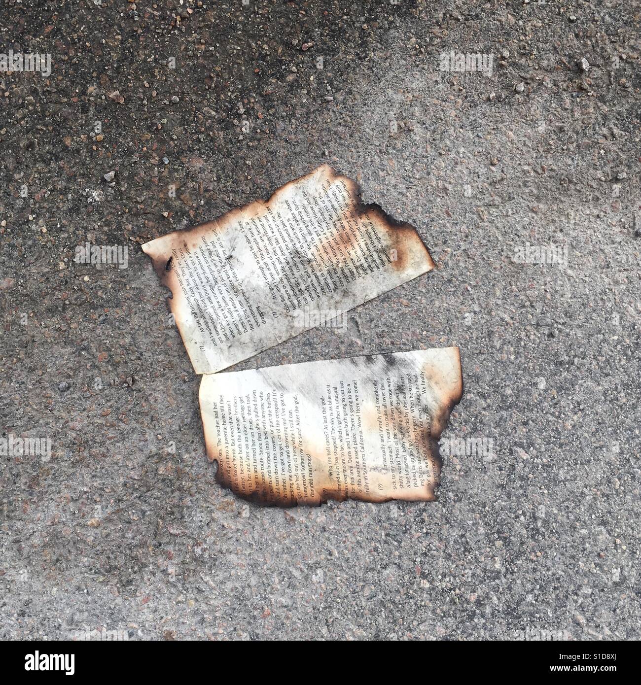 Burnt book hi-res stock photography and images - Alamy