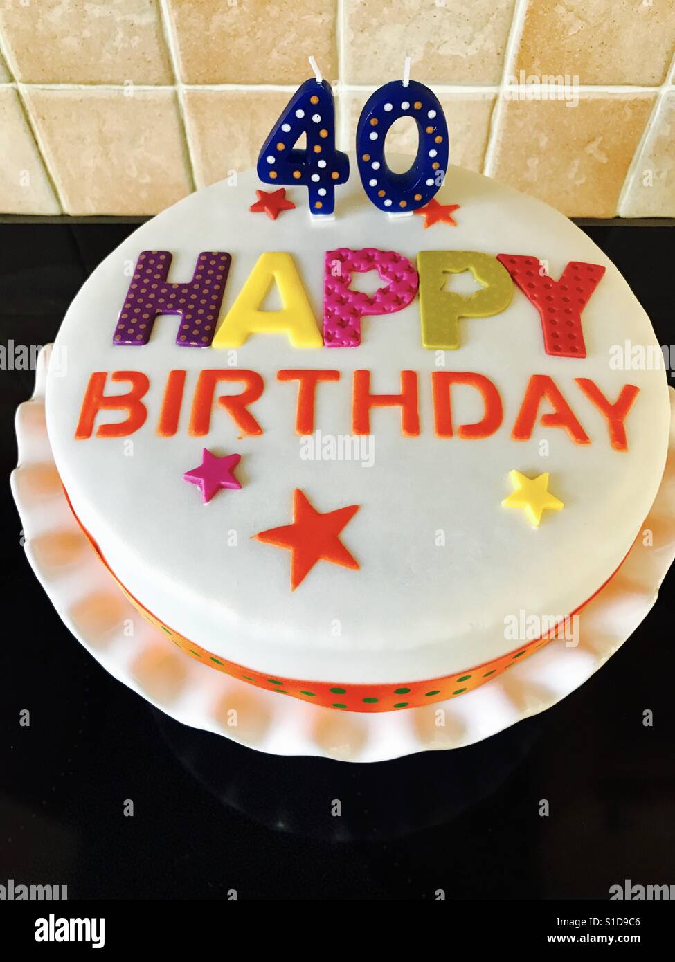 40 birthday cake hi-res stock photography and images - Alamy