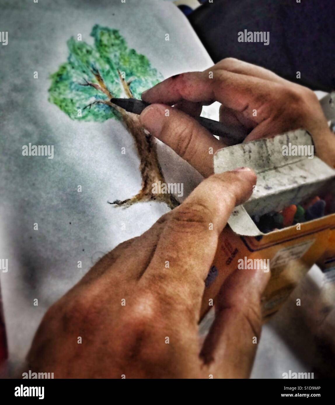 Artist draw drawing sketching hi-res stock photography and images - Alamy