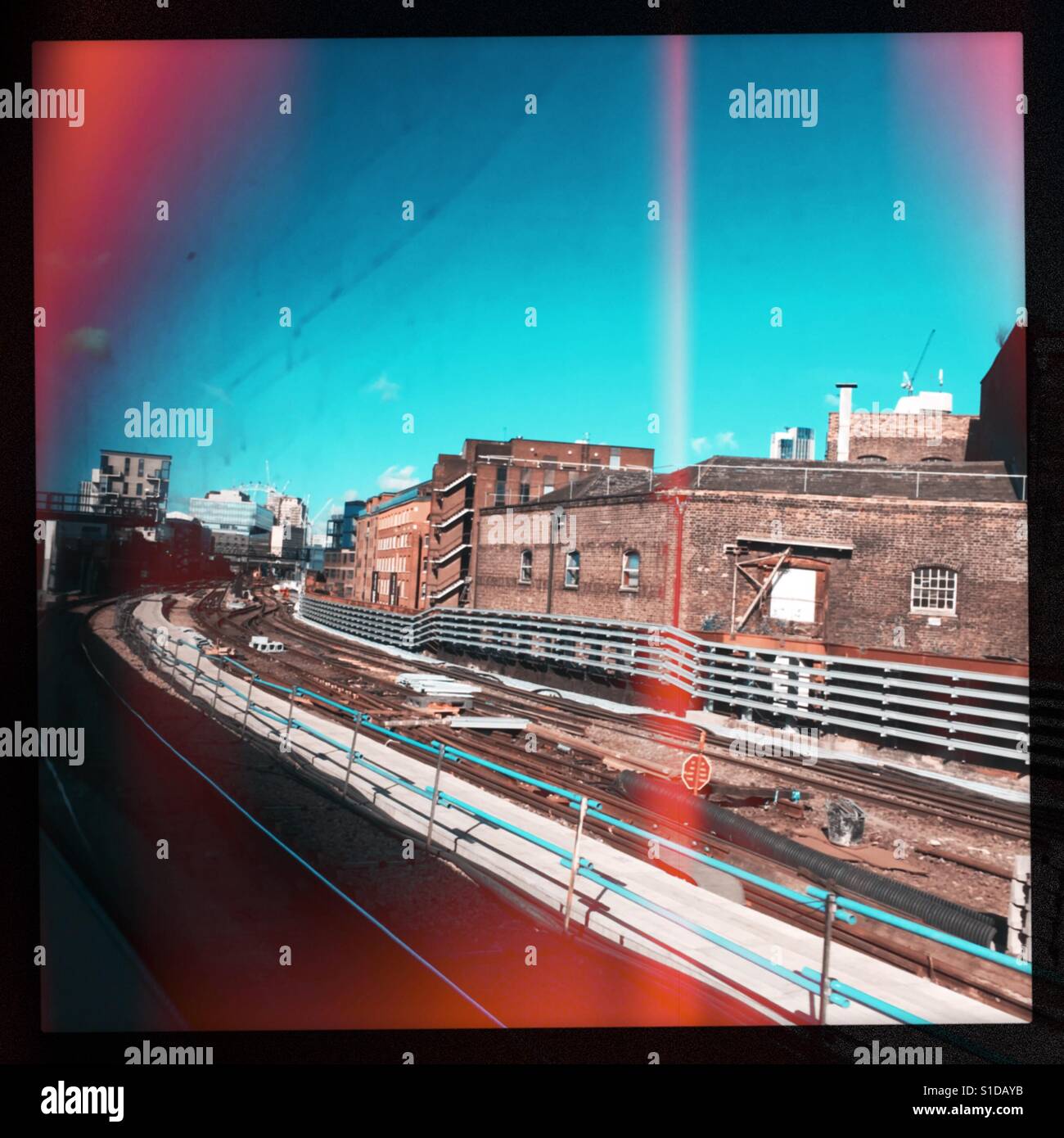 Train lines view hi-res stock photography and images - Alamy