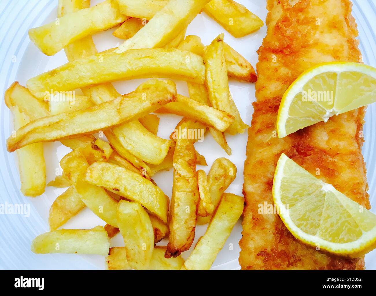 Cod & chips Stock Photo - Alamy
