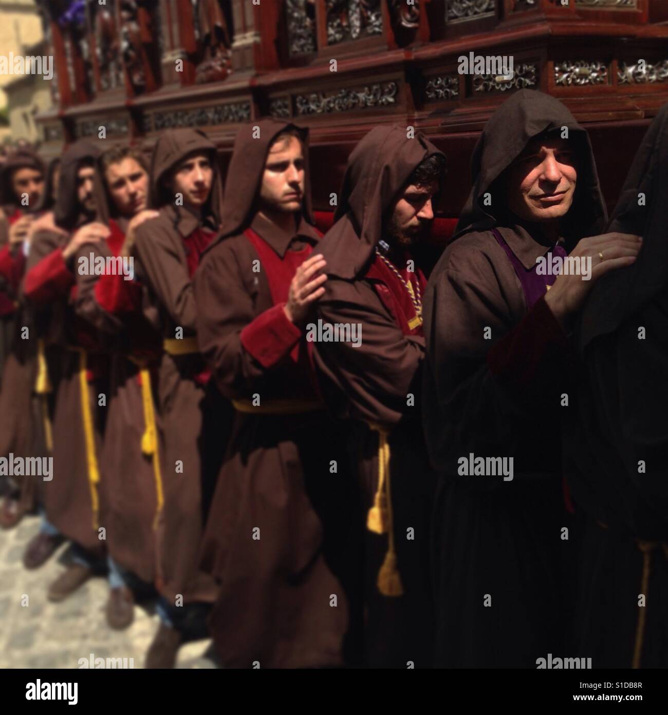 Men in hoods hi-res stock photography and images - Alamy