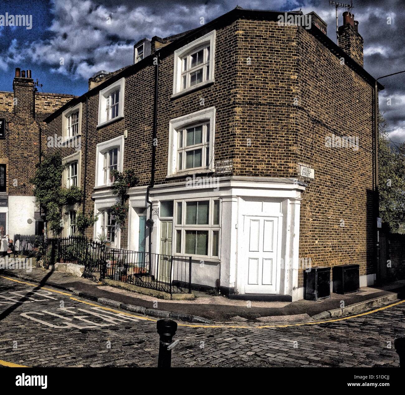 Georgian Terrace in Greenwich Stock Photo - Alamy