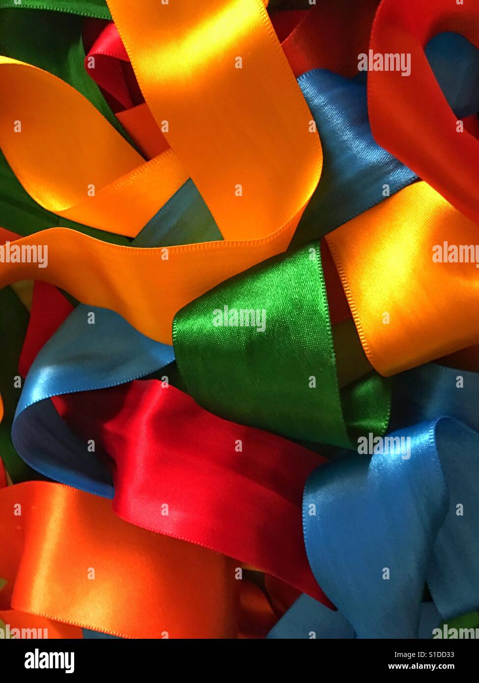 Shiny ribbons hi-res stock photography and images - Alamy