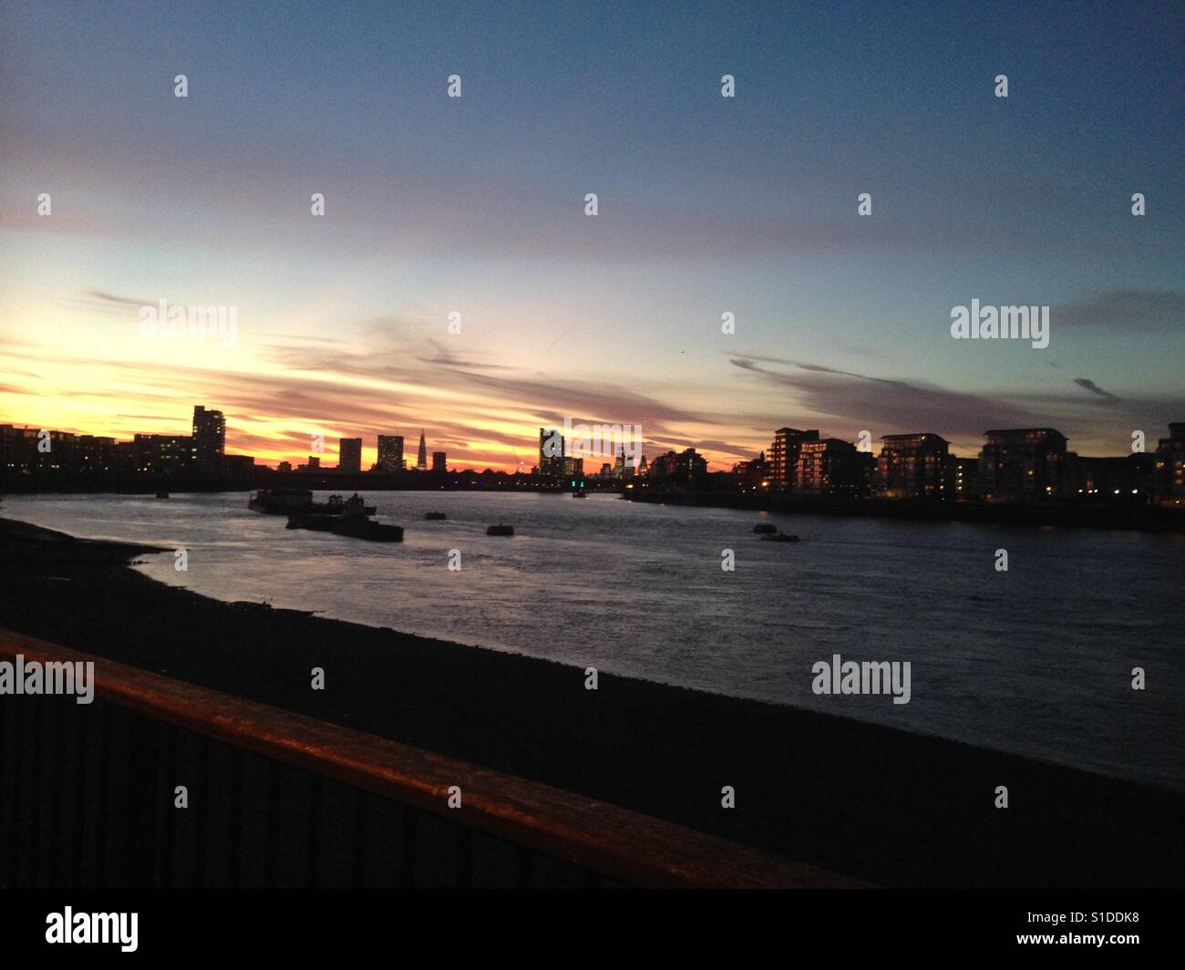 City river Landscape Stock Photo - Alamy
