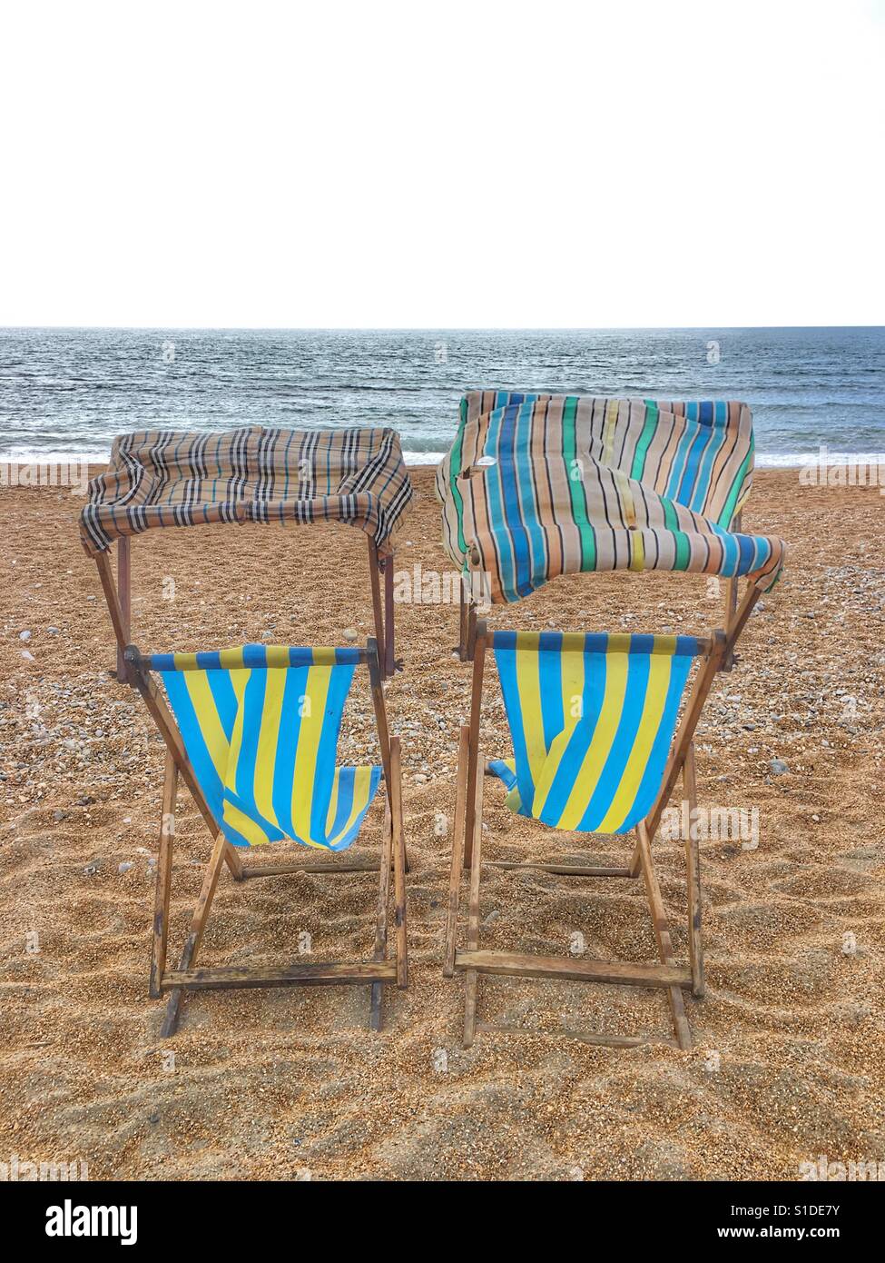 Deckchairs On Beach Stock Photos & Deckchairs On Beach Stock Images - Alamy