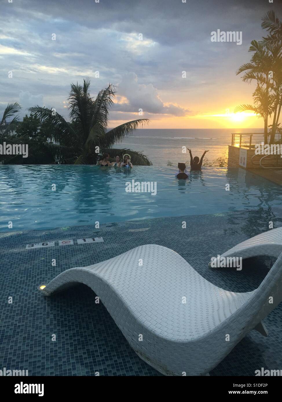 Hotel living in Guam. Always with a beautiful sunset and pool to view ...