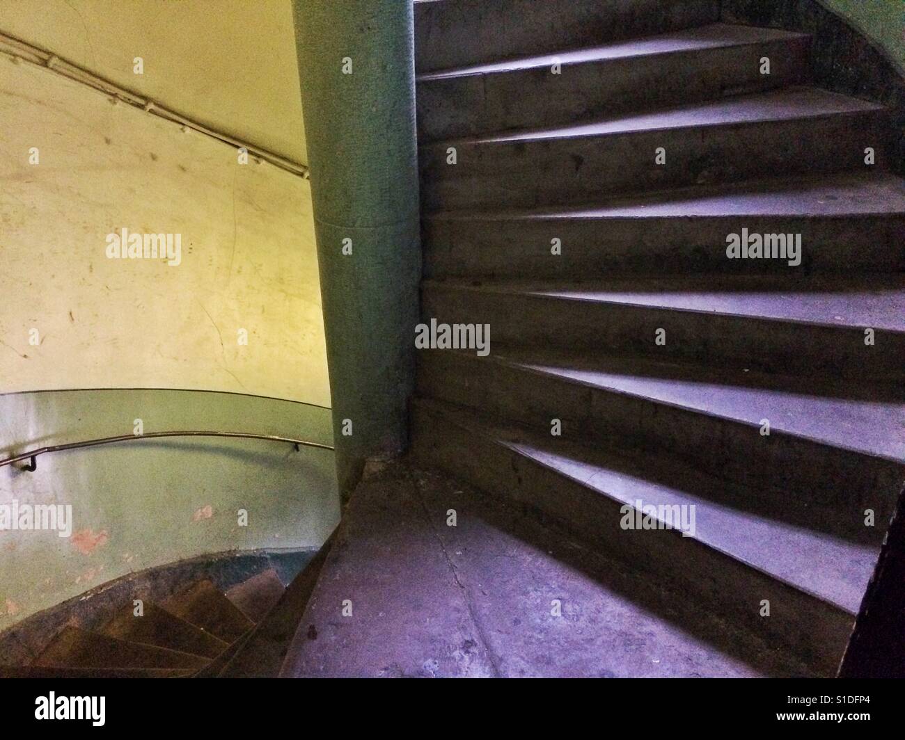 Purple staircase hi-res stock photography and images - Alamy