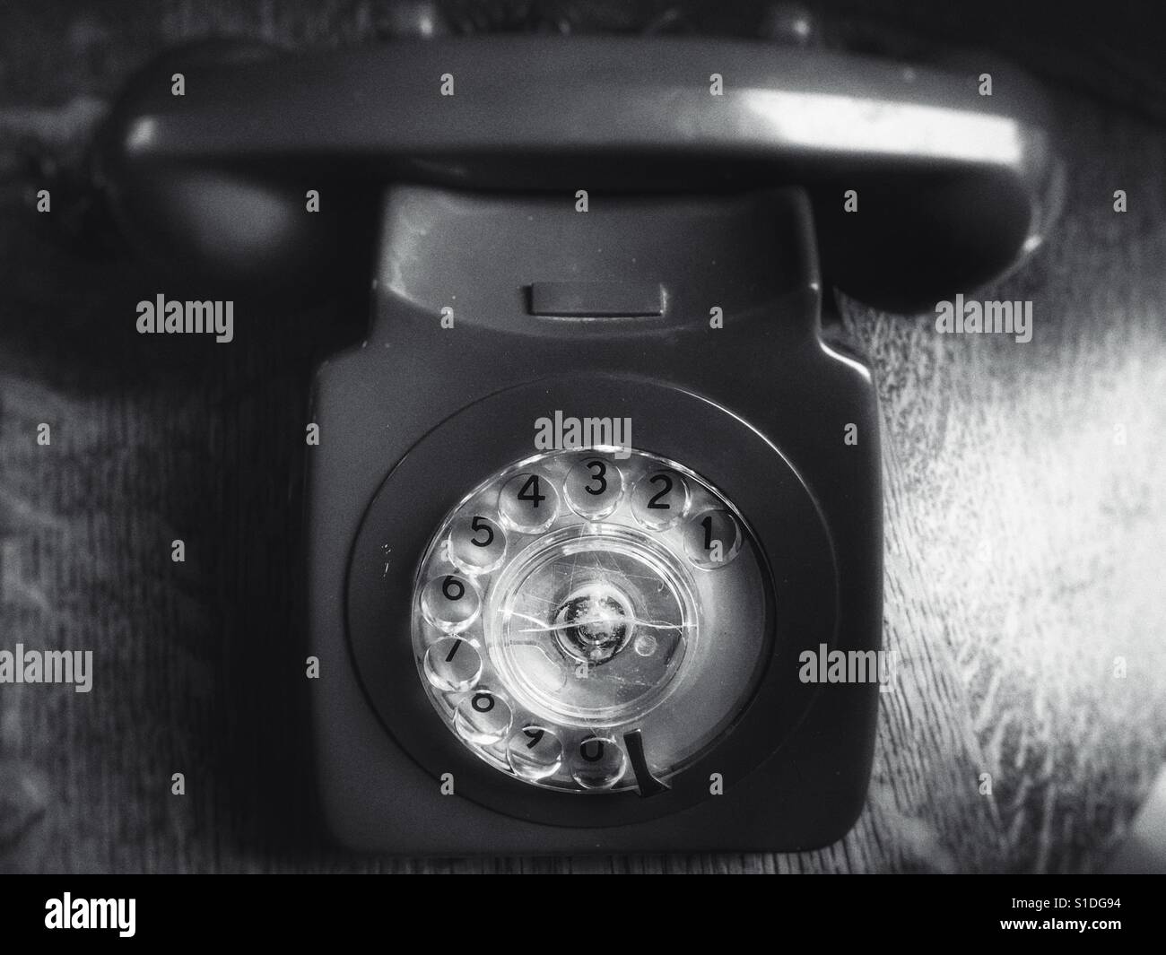 Old fashioned dial telephones hi-res stock photography and images - Alamy