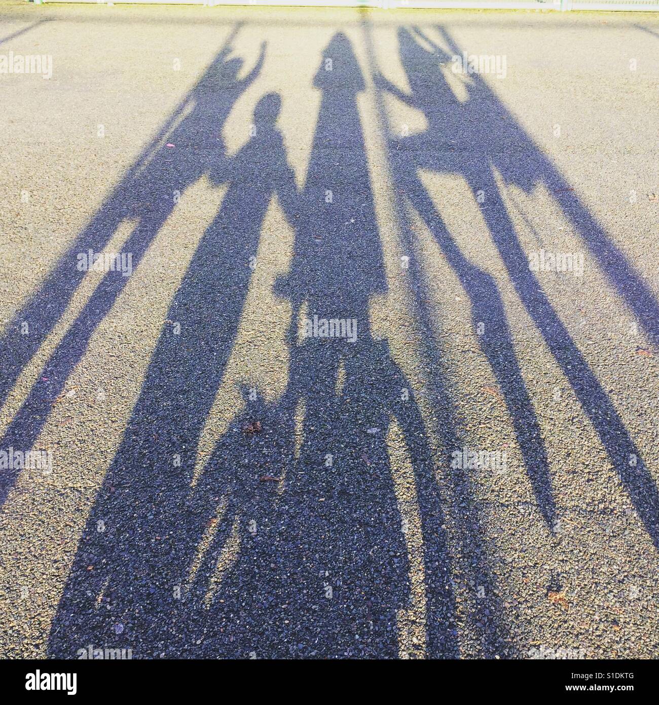 Shadow Family portrait Stock Photo - Alamy