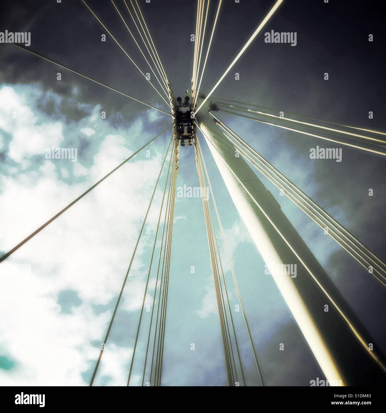 Golden Jubilee bridge-London Stock Photo - Alamy