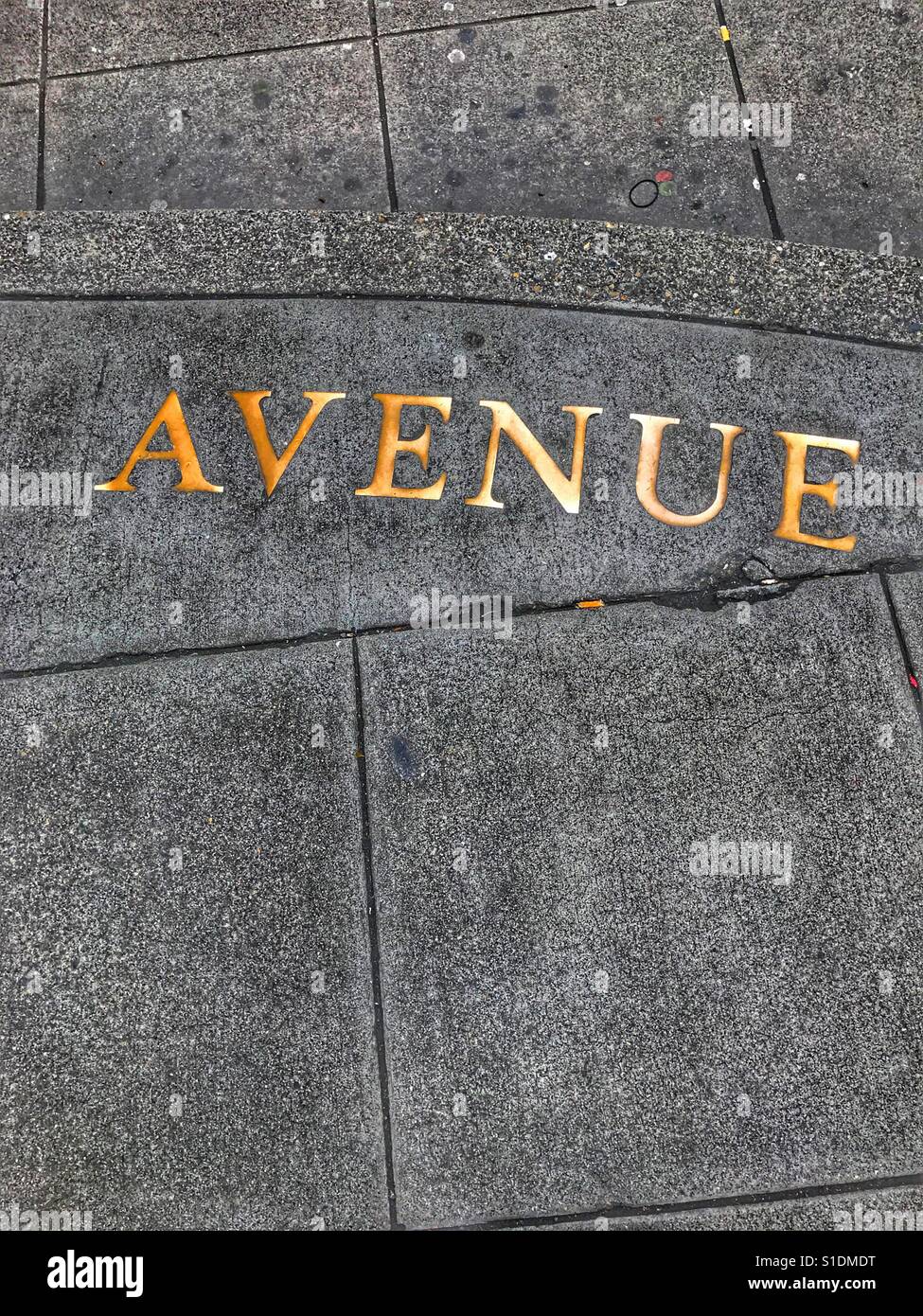 Usa sidewalk sign hi-res stock photography and images - Alamy