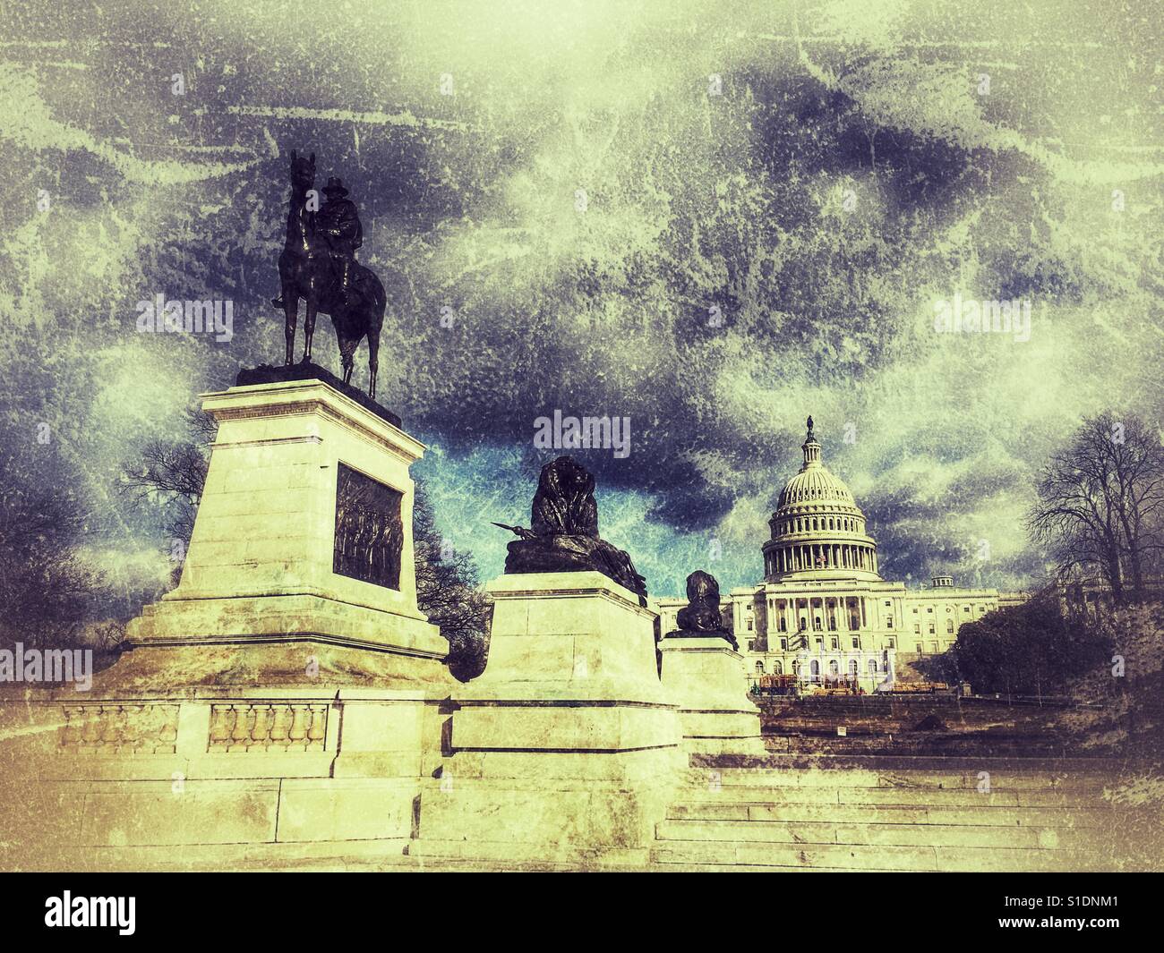Ulysses S. Grant Memorial, Capitol Hill, Washington DC Stock Photo - Alamy