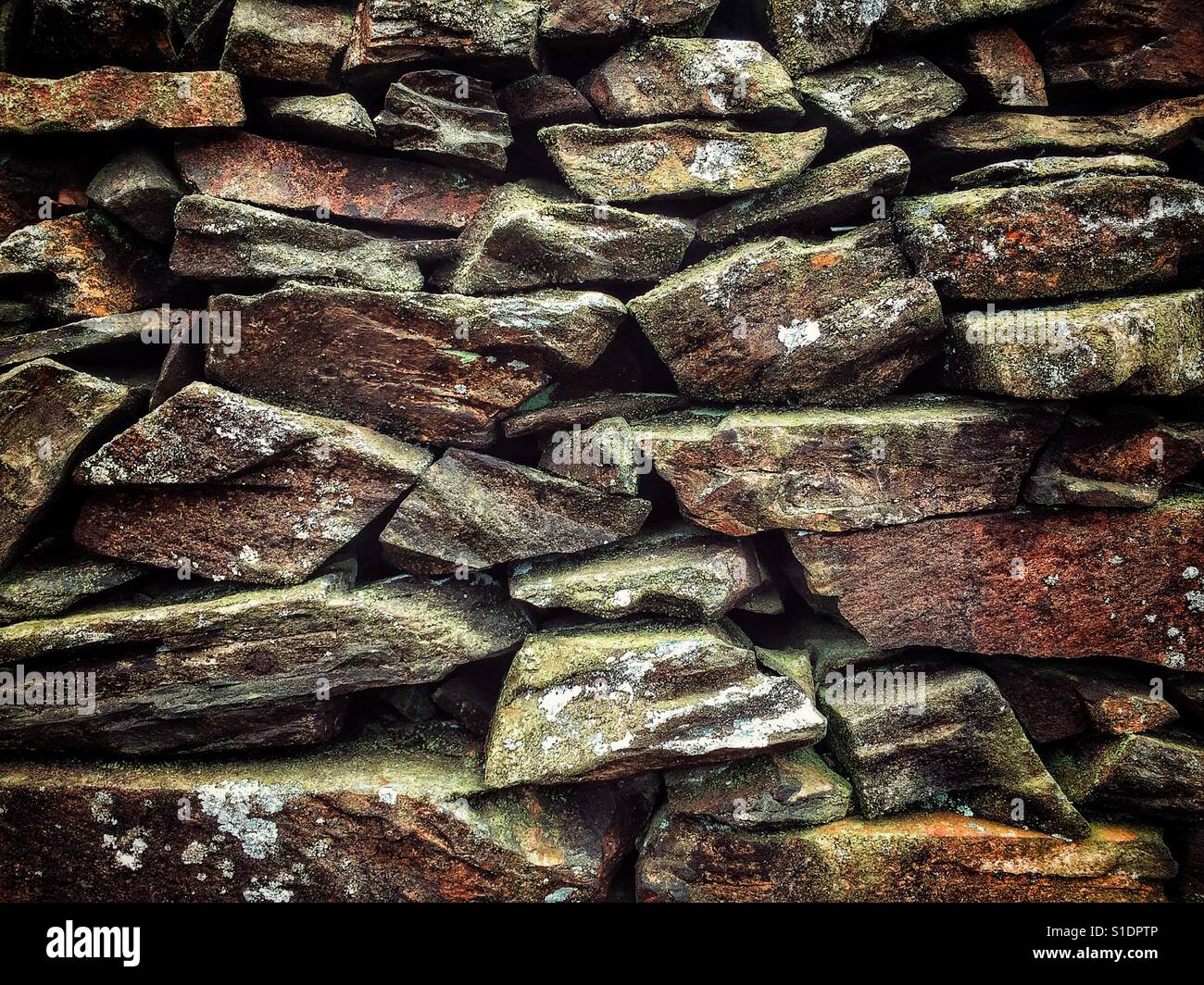 Old stone wall Stock Photo - Alamy