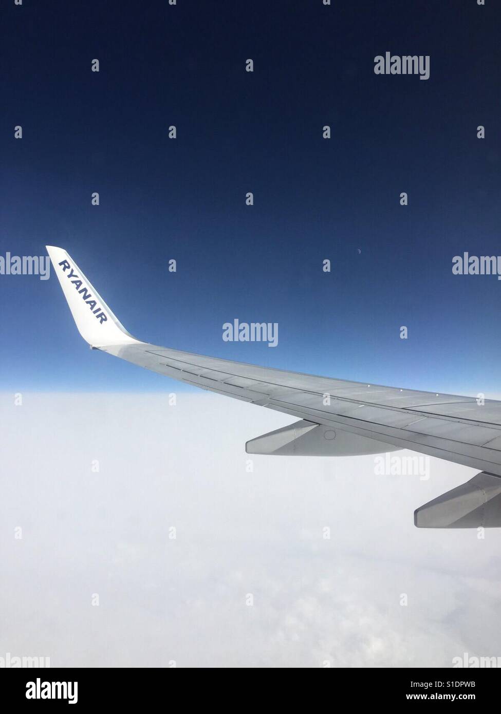 The highest a plane can fly just below earths atmosphere... how dark ...
