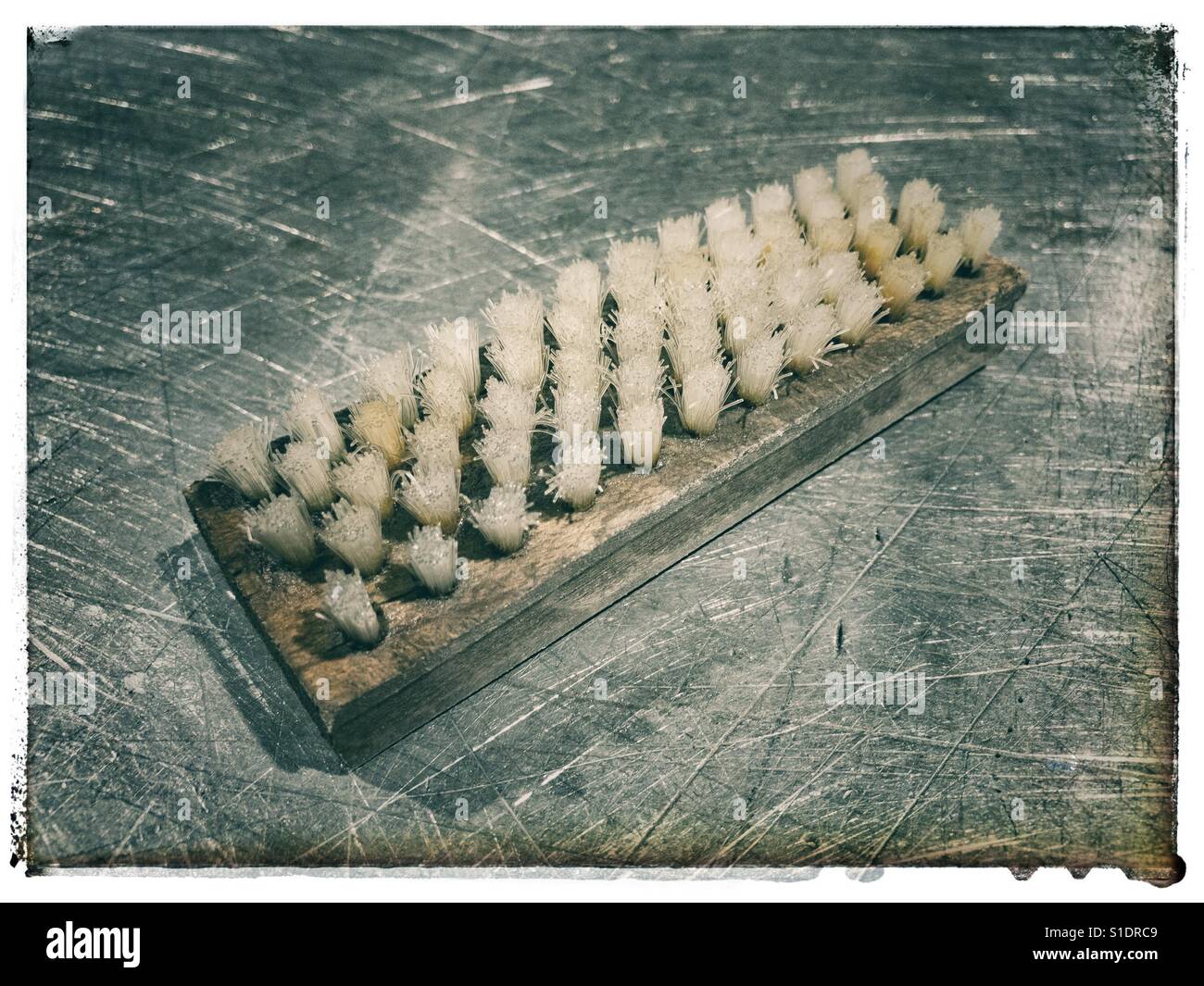 Detail Photo of an old Brush Stock Photo - Alamy